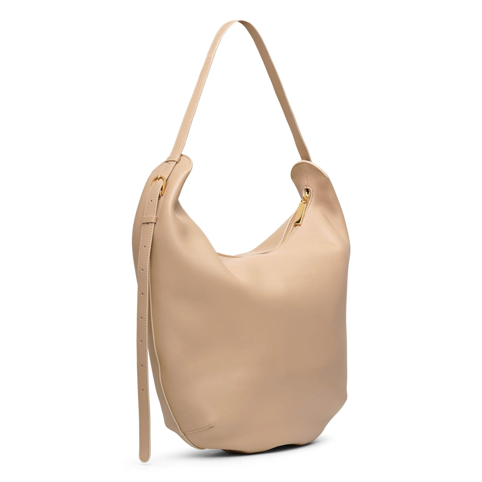 N/S Allie Light Beige Leather Bag - Savannahs