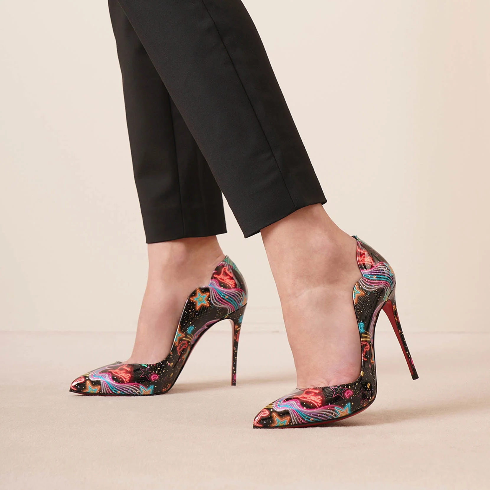 Hot Chick 100 Multi Patent Pumps - Savannahs