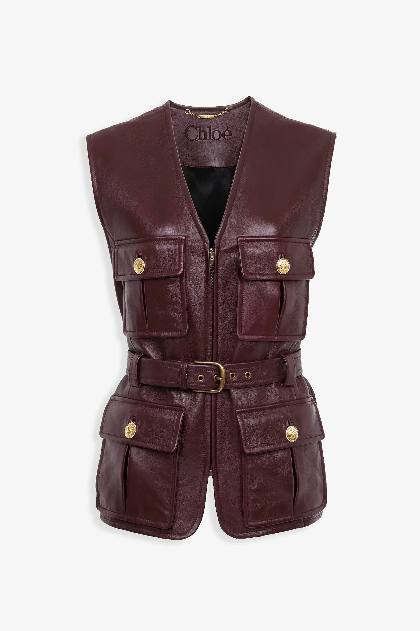 Utilitarian Leather Vest - Savannahs