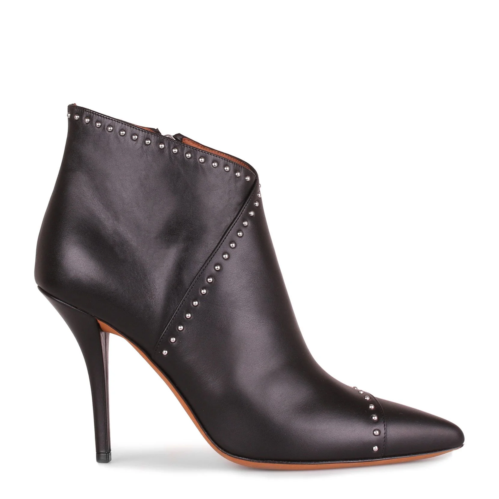 Elegant Black Leather Ankle Boot - Savannahs